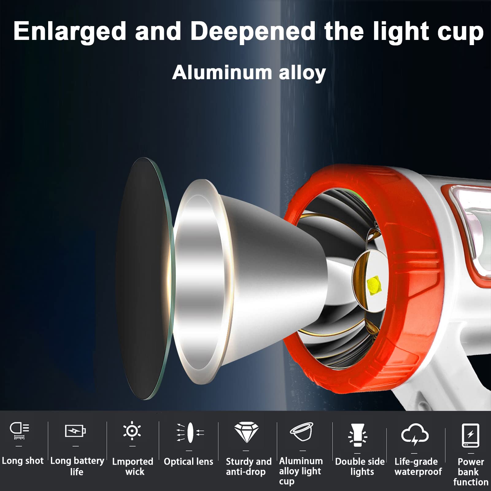 Solar Camping Lights Rechargeable Lantern,4000mah Battery for Power Outage Supplies Emergency Lights for Home Power Failure,1000LM Camping Lantern Solar Lamps Long Battery Life IPX4 Waterpoof