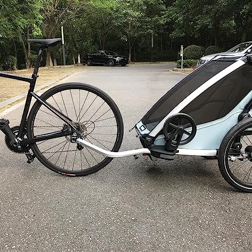 Bike Trailer Hitch Cup for Thule Chariot Sports Cross Lite Courier Coaster Cadence Cab Axle Mount Hitch Compatible with Electric Bike (1 Cup Mount)
