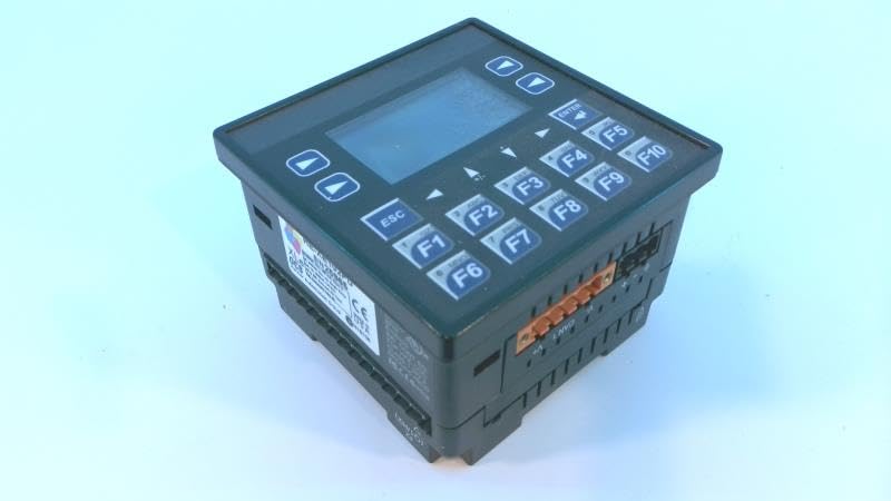 HORNER ELECTRIC HE-XE102 XLE SERIES, BACKLIT LCD, 6 RELAY OUTPUTS, 12 DIGITAL INPUTS COMPATIBLE WITH 12/24 VDC, 4 10-BIT ANALOG INPUTS SELECTABLE BETWEEN 0-1, ALL IN ONE CONTROLLER, UP TO 5 AMP CONTIN