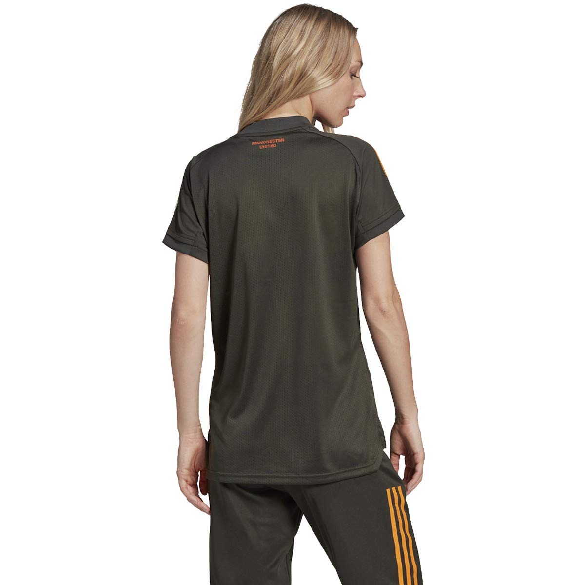 adidas Female Manchester United Training Jersey,Earth,L