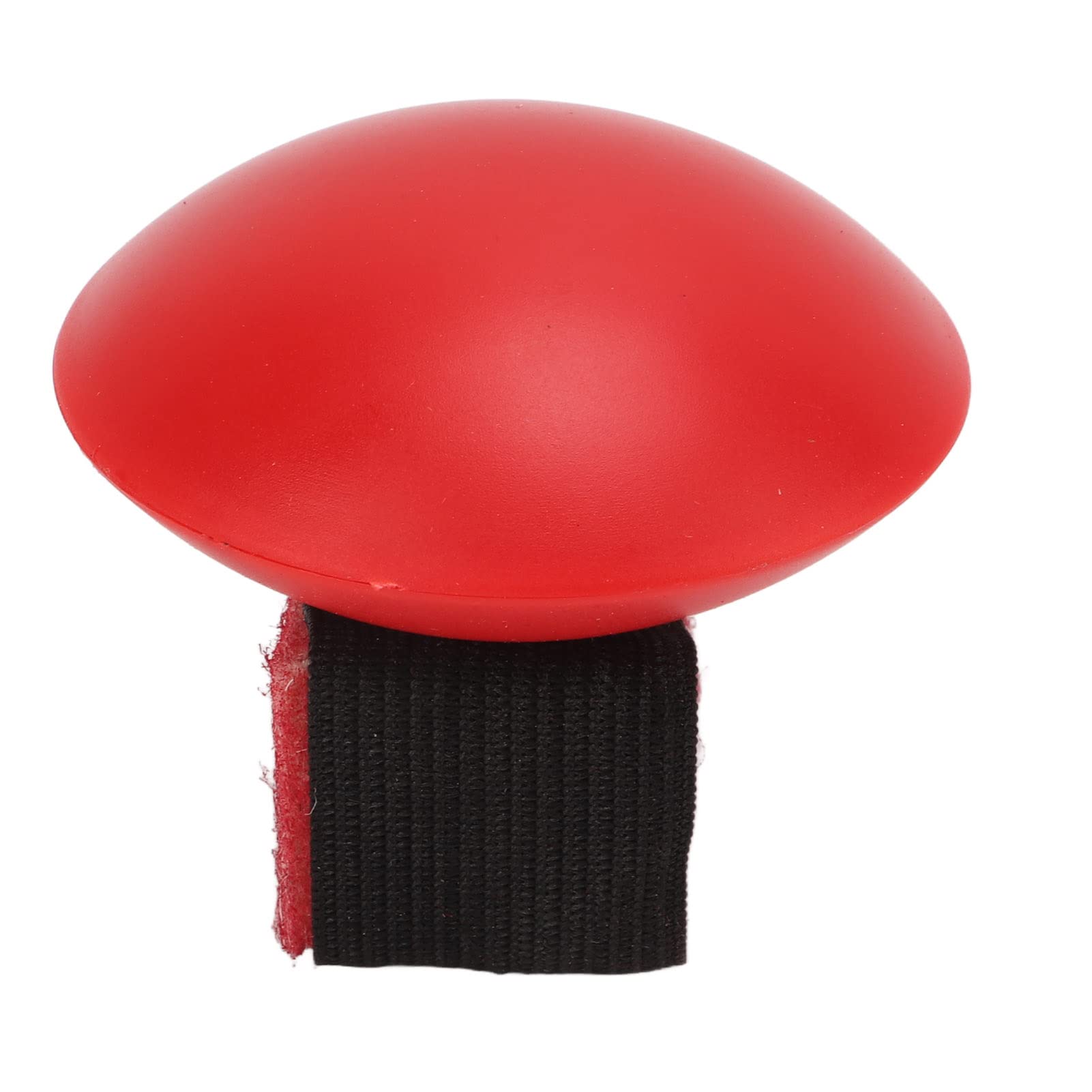 African Drum Finger Rattle, Simple African Drum Finger Shaker Fun Plastic and Sponge Innovative Increase Rhythm for Performance(Red)