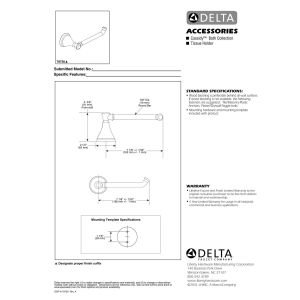 Delta Faucet 79750-CZ Cassidy Wall Mounted Single Post Toilet Paper Holder in Champagne Bronze, Bath Accessories
