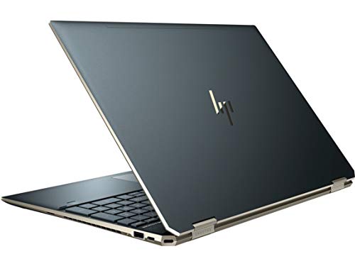 HP 2019 Spectre x360 15t Touch 4K IPS AMOLED GTX 1650 2-in-1 with 6 core 9th Gen Intel i7 9750H, 1TB SSD, 16GB, 3 Years McAfee Security Key,Windows 10 PRO Upgrade, Worldwide Warranty (Poseidon Blue)