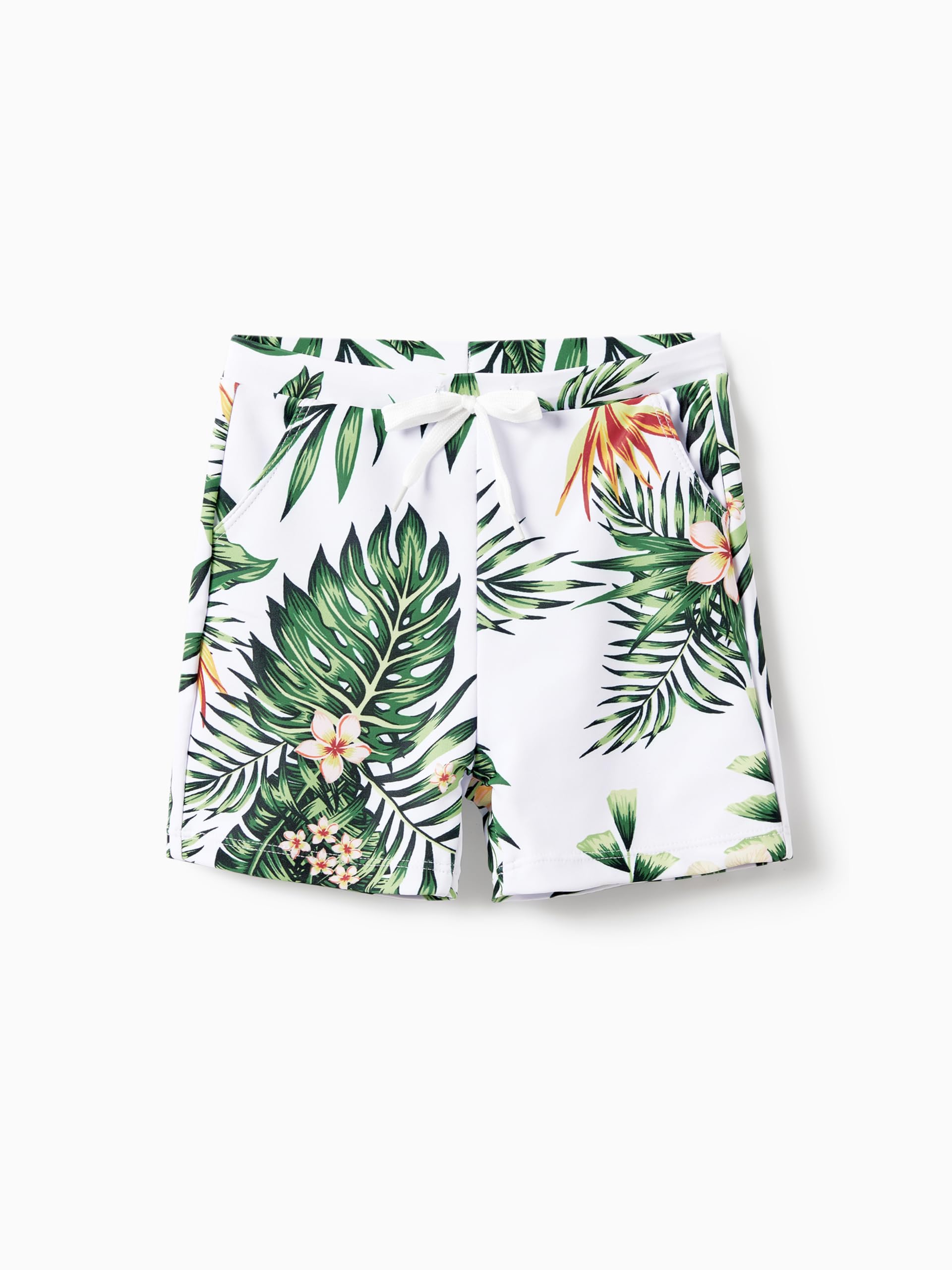 IFFEI Mommy and Me Swimsuits One Piece Monokini Bathing Suits Floral Printed Family Matching Swimwear Women: M