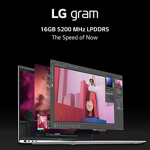 LG gram (2022) Laptop 16T90Q 2-in-1 16" Touchscreen, Intel Evo 12th Gen Core i5, 16GB RAM, 512GB SSD, Windows 11, Green