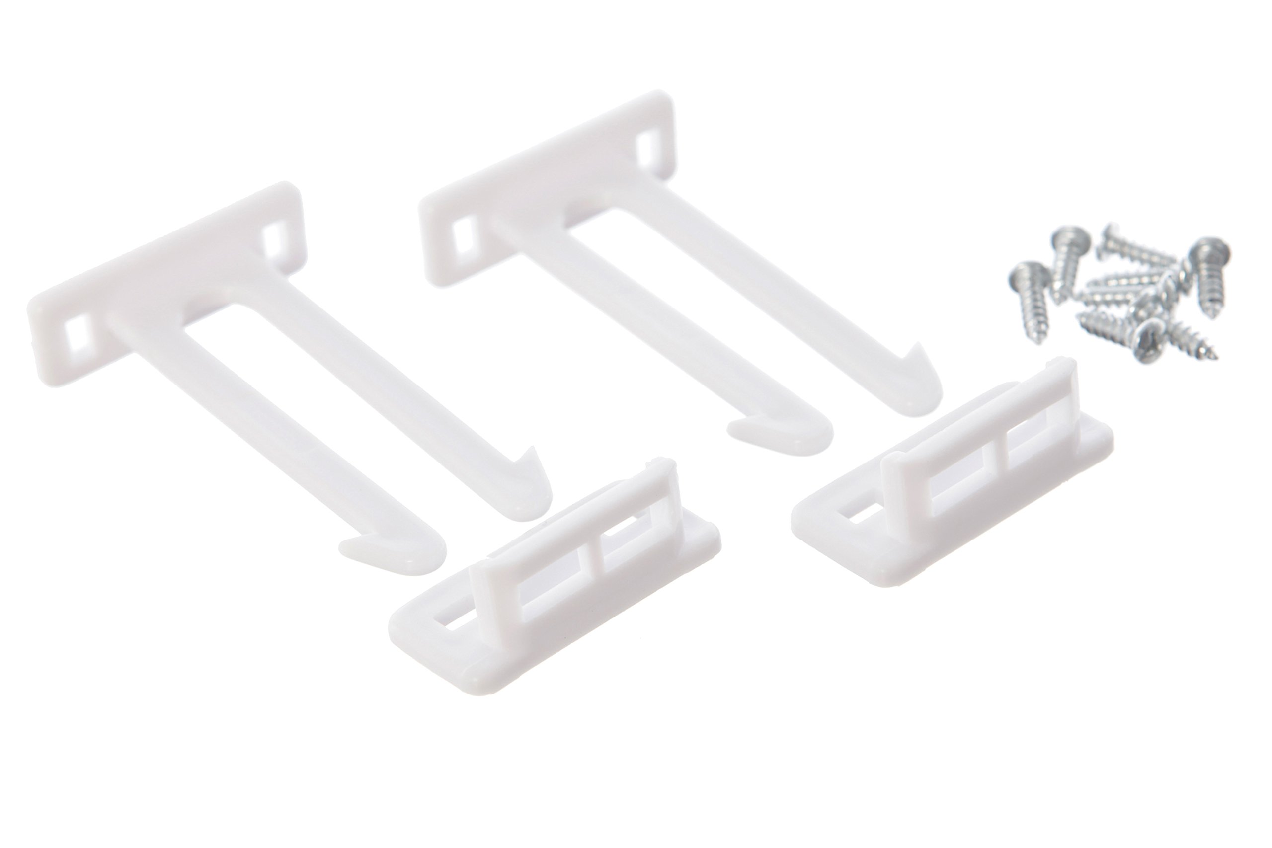 Dreambaby Twin Pin Latches, White (2 Pack)