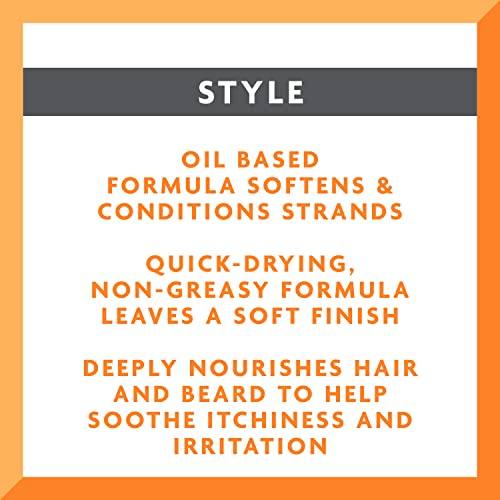 Cantu for Men Hair & Beard Oil, 3.4 fl oz (Packaging May Vary)