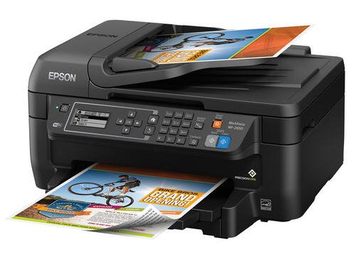 Epson Workforce WF-2650 All-in-One Wireless Color Printer with Scanner, Copier and Fax
