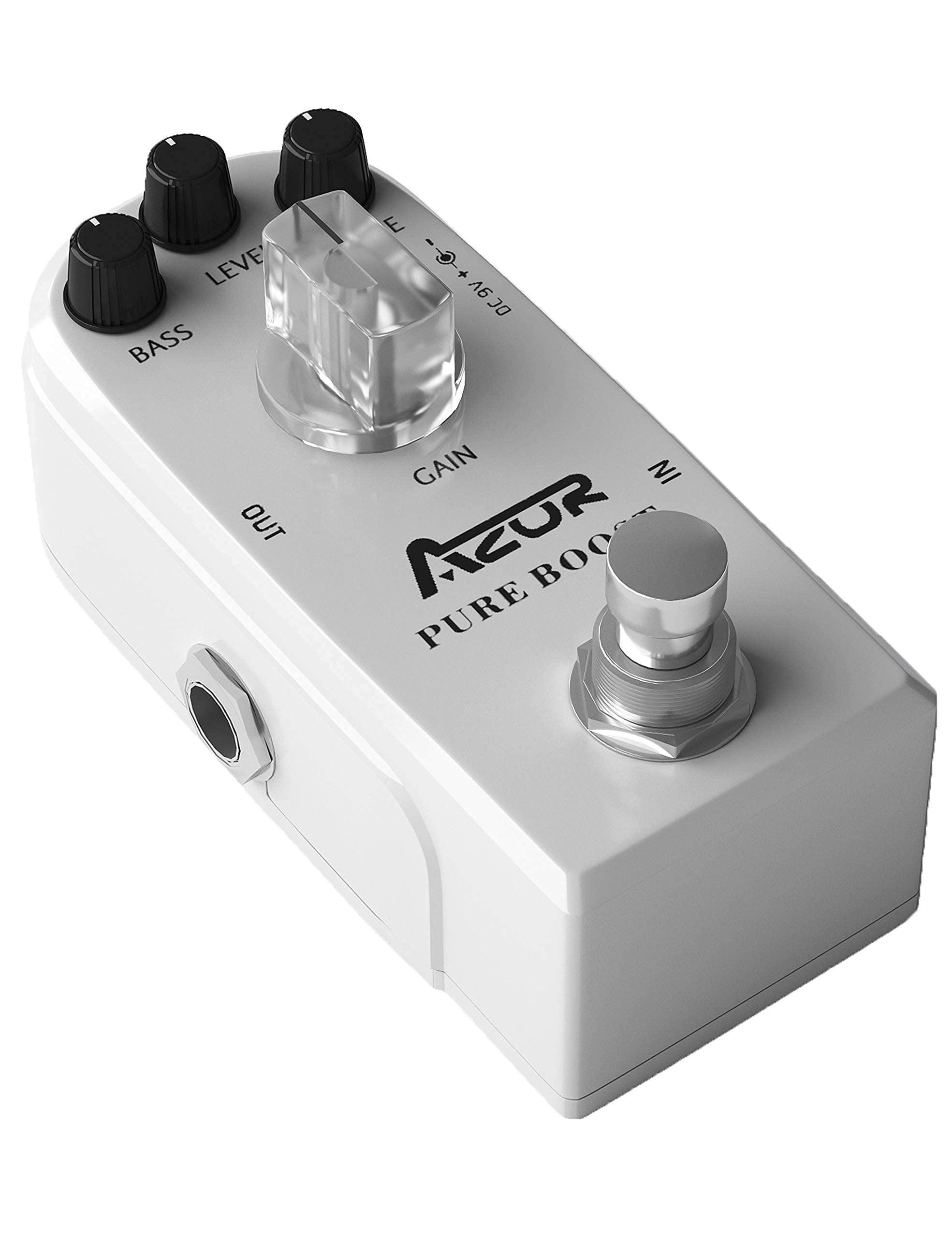 AZOR Pedal Power Adapter with Pure Boost Guitar Effect Pedal Micro Clean Boost with True Bypass