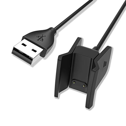 KingAcc Compatible for Fitbit Alta HR Charger, 1-Pack 3.3ft/1m Replacement USB Charging Cable Cradle Dock Adapter for Fitbit Alta HR Fitness Wristband Smart Fitness Watch(Not for Alta)