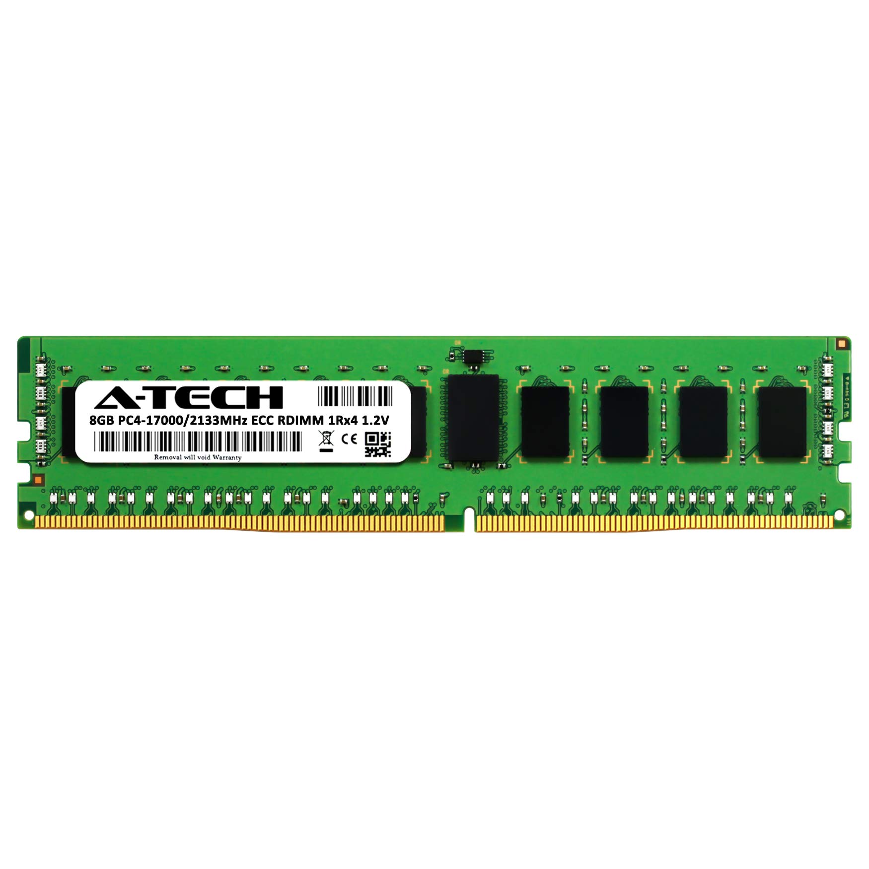 A-Tech 8GB RAM Replacement for Micron MTA18ASF1G72PZ-2G1A2 | DDR4 2133MHz PC4-17000 1Rx4 1.2V ECC RDIMM Registered 288-Pin DIMM Memory Module