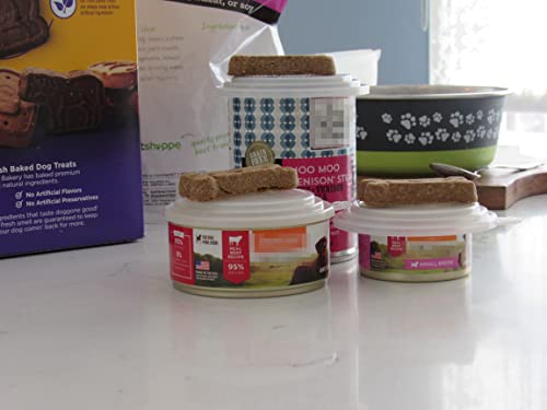 Smarter Seal, Pet Food Can Lids, 4-Pack, Clear Color, For Dog and Cat Food, One Size Lid Fits Most Sizes