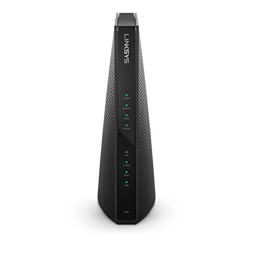 Linksys High Speed DOCSIS 3.0 24x8 AC1900 Cable Modem Router, Certified for Xfinity by Comcast and Spectrum by Charter (CG7500)