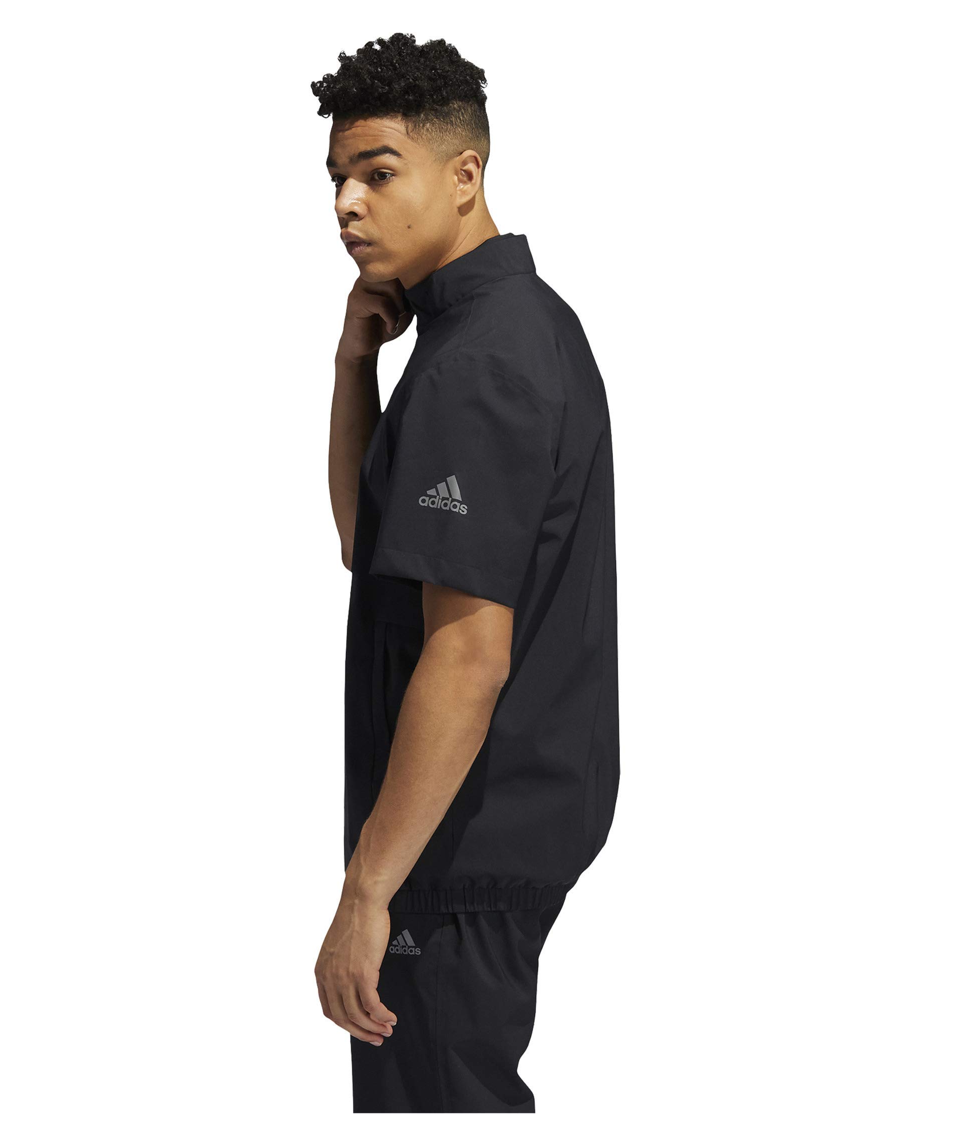 adidas Golf Provisional Rain Jacket, Black, 2X-Large