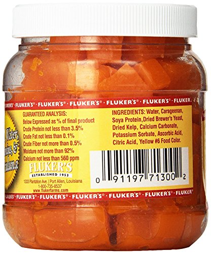 Fluker's (3 Pack) 6 oz Orange Cube Complete Cricket Diet