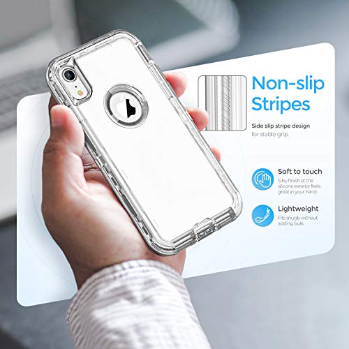 ORIbox Case Compatible with iPhone Xs max Case, Heavy Duty Shockproof Anti-Fall clear case , Crystal Clear