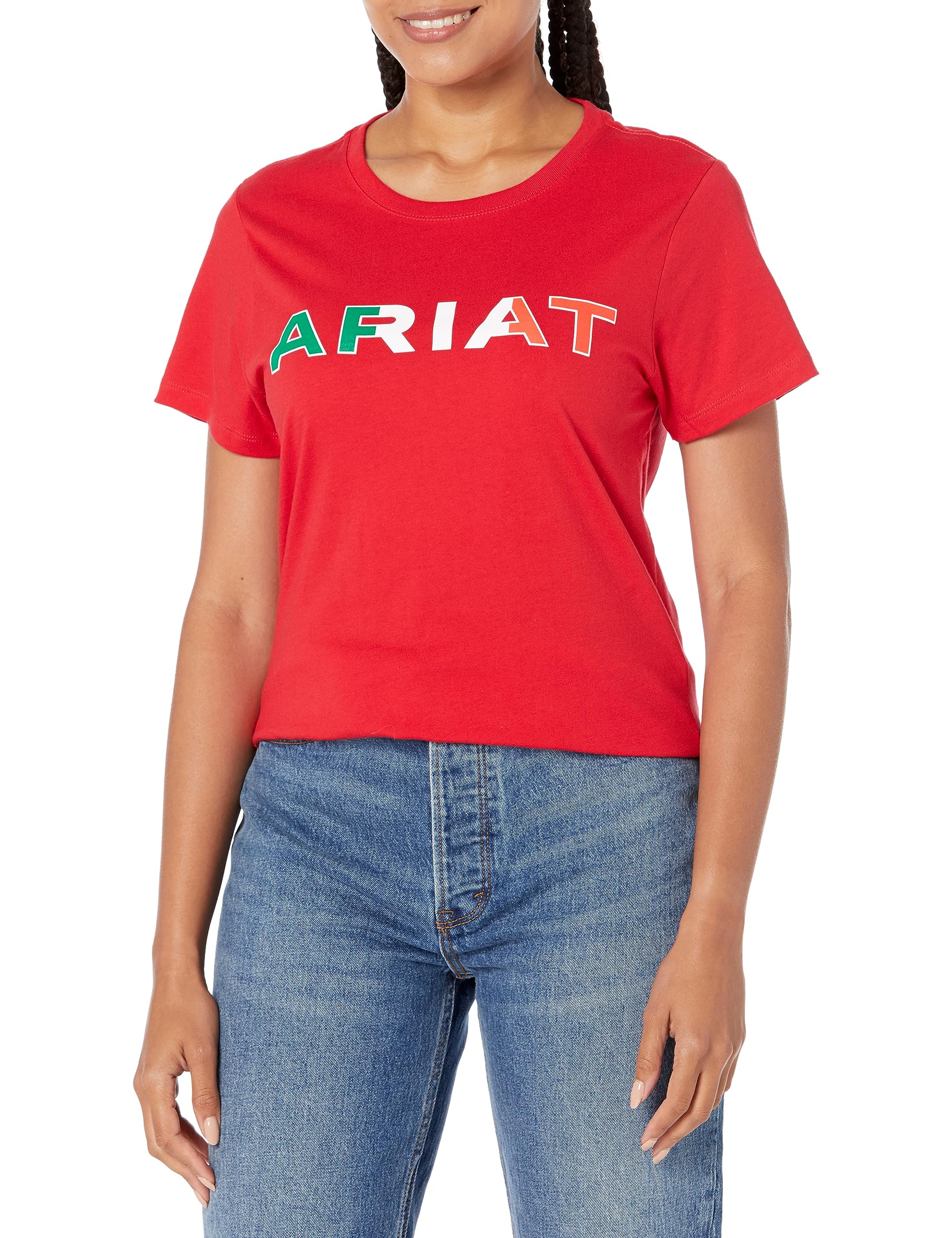 Ariat Female Ariat Mexico Independent T-Shirt Red Small