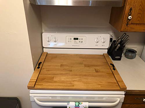 Rustic Stove Top Cover, Wooden Tray For Stove, Wood Stove Top Tray, Stove Tray, Decorative Tray