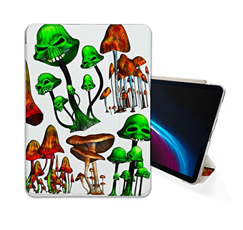 Cute Trippy Mushroom Toadstool case Compatible with iPad Mini Air Pro 7.9 8.3 9.7 10.2 10.9 11 12.9 inch Pattern Cover New 2022 2021 Trifold Stand 3 4 5 6 7 8 9 Generation 597 (9.7" 5/6 gen)