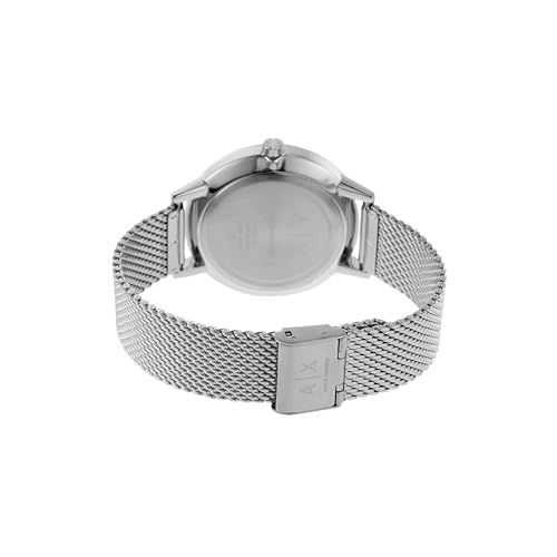 A|X ARMANI EXCHANGE Men's Multifunction Silver-Tone Stainless Steel Mesh Band Watch (Model: A|X2714)