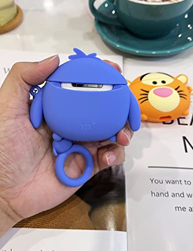 Cartoon Case for Apple AirPods 2/1 AirPods Case Adorable Cover 3D Protective Cases Shockproof Silicone Shell Anti-Fall Cover for AirPods Charging Cute Case (AirPods 2/1, Cute Donkey)