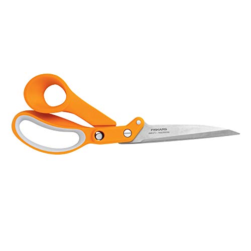 Fiskars Amplify RazorEdge Fabric Shears, 10 Inch, Orange