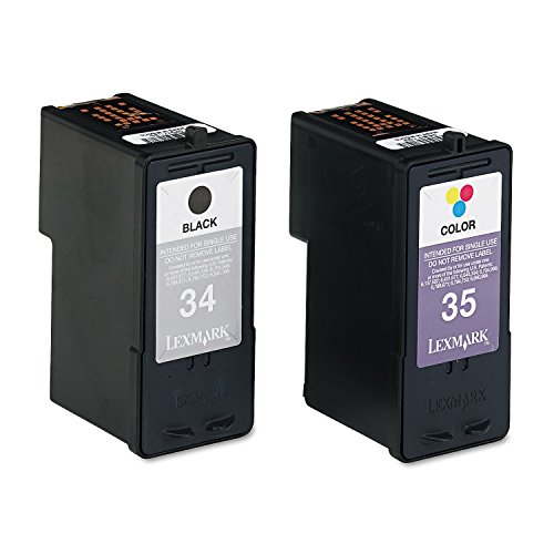 Genuine NEW Lexmark 18C0535 #34/#35 High Yield Ink Combo Pack