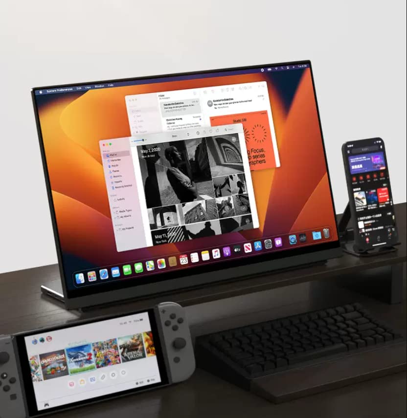 ADPOP QJB Computer Monitor for Mobile Phone, Small Size 2hz