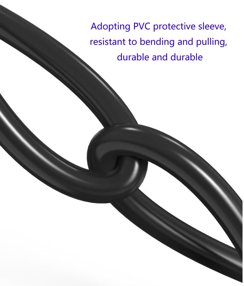 RJ45 Extension Cable Haokiang Ethernet Extension Cable Network Cat6 Extension Patch Cable RJ45 Male to Female Connector Network Extension Cable (1ft)