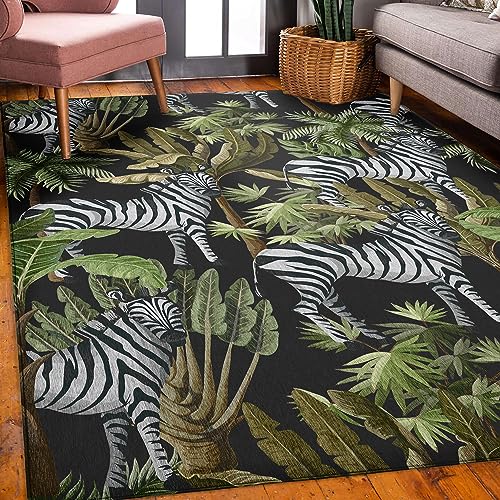 Dalyn Rugs Indoor/Outdoor Tropics TC13 Black Washable 8' x 10' Rug