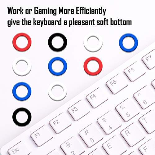 Braylin 150Pcs Mechanical Keyboard Silicone O-Ring Ultra-Quiet Switch Dampener, for Cherry MX Key Switch Keyboards Dampers