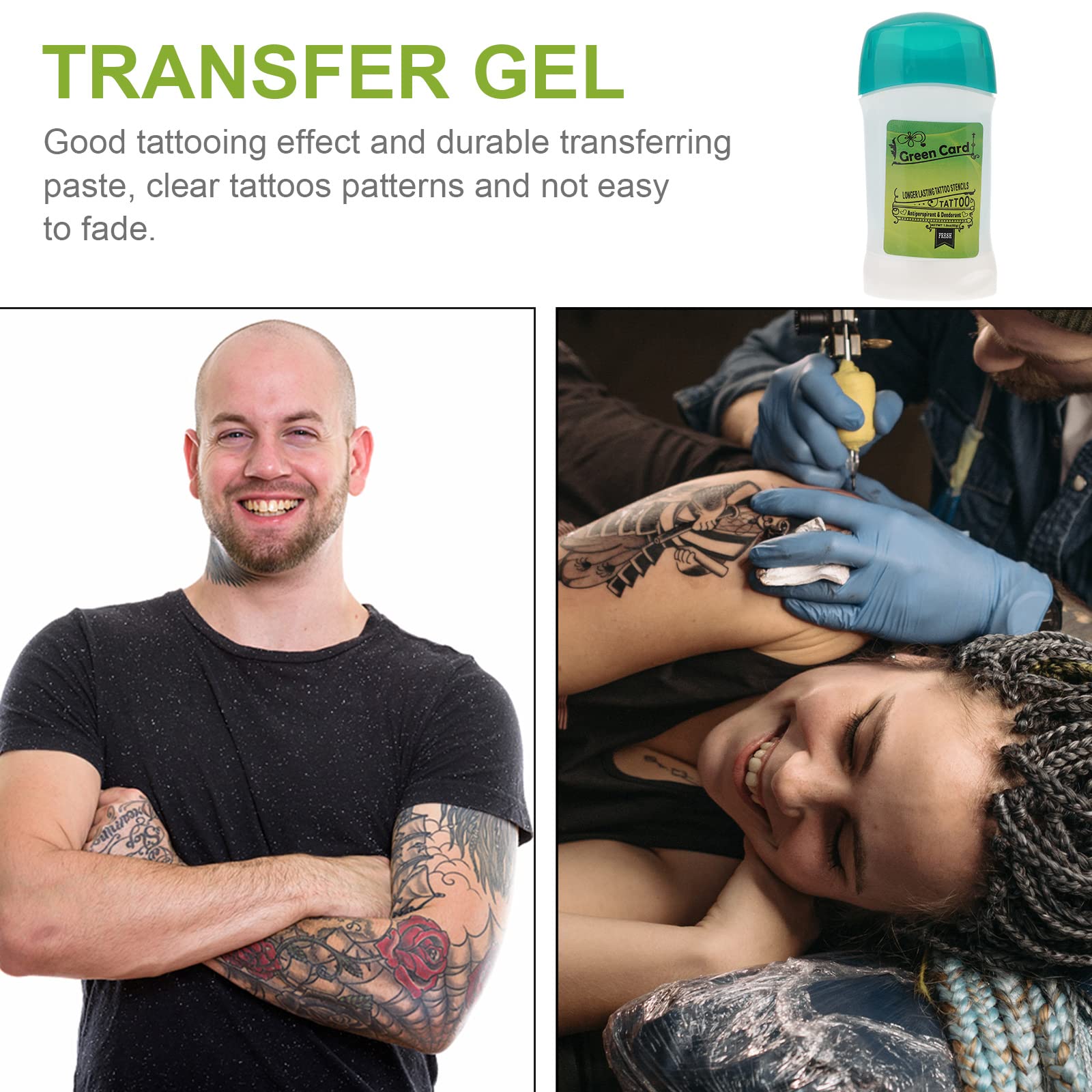 SUPVOX Tattoo Transfer Cream Gel Tattoo Skin Solution Gel for Tranfer Paper Machine Transfer Soap Tattoo Supplies Accessories