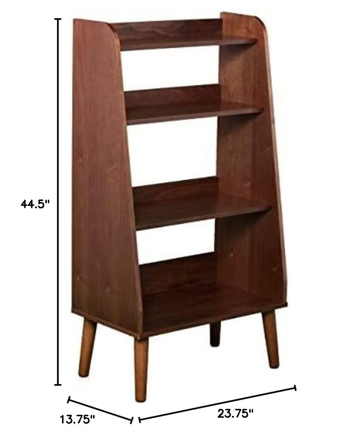 Southern Enterprises Berritza Bookcase, Walnut