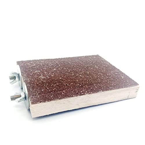 Litewoo Bird Perch Grinding Stand for Bird Parrot Budgie Parakeet Cockatiel Conure Lovebird Finch(5.1" x 3.5")