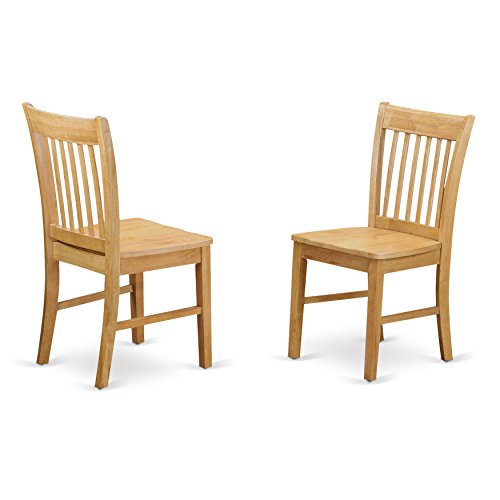East West Furniture Capri 6 Piece Room Furniture Set Contains a Rectangle Kitchen Table and 4 Dining Chairs with a Bench, 36x60 Inch, Oak
