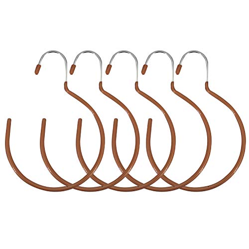 Home Storage Set of 5 Belt Ring Hanger Portable Multi-use Closet Organizer for Belts Ties Scarves