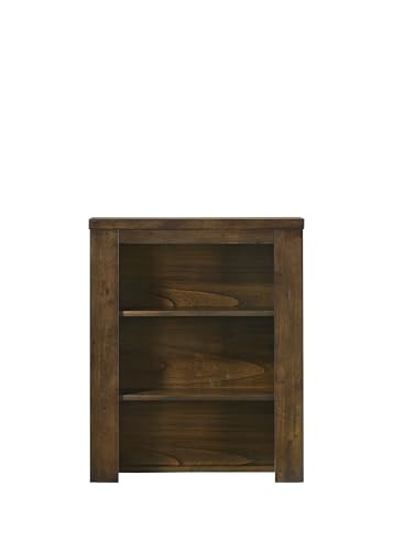 Acme Merrilee II Contemporary Solid Wood Side Pier with 2 Shelves in Oak