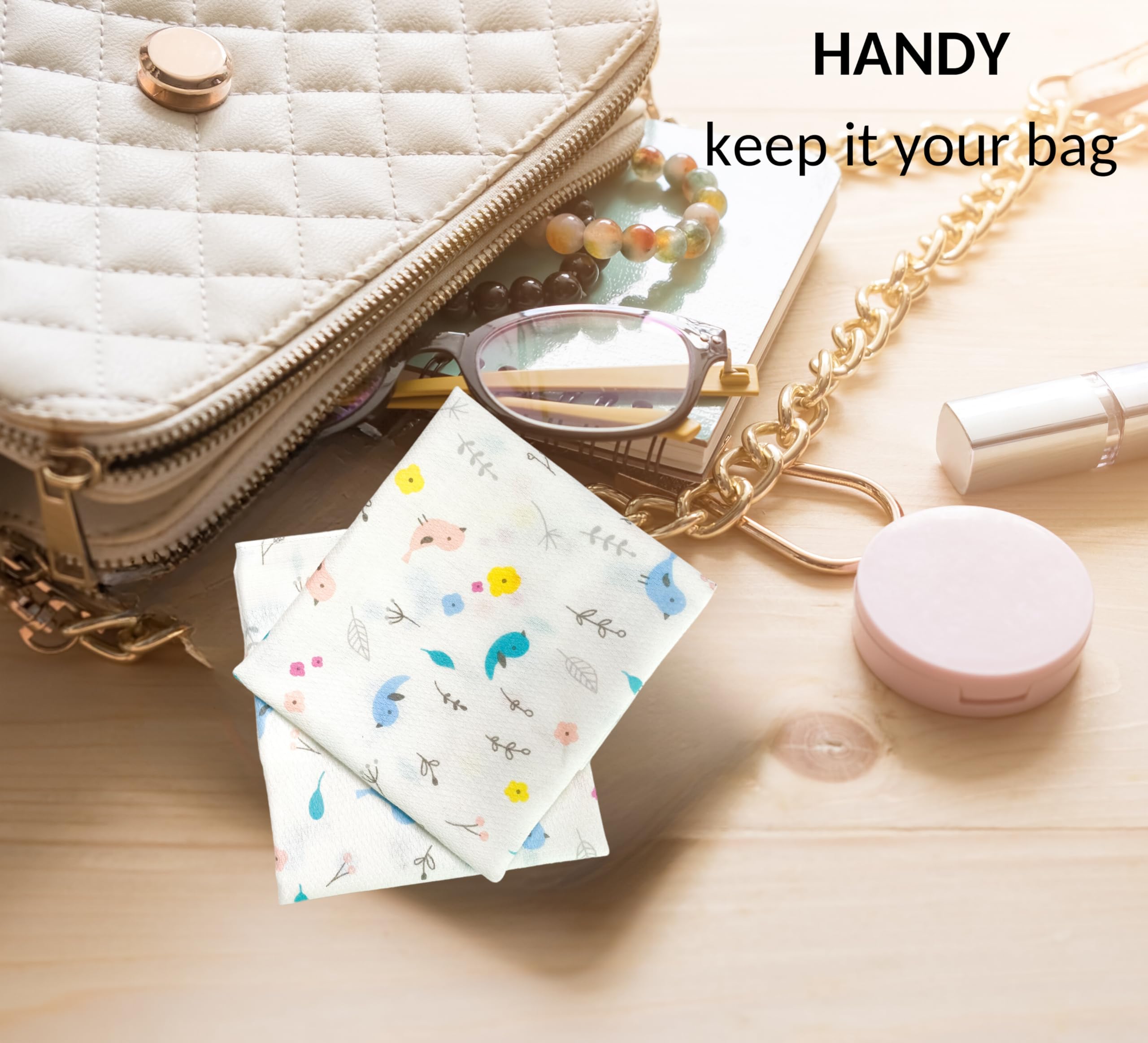 Arumary Cotton Baby, Kid and Women Handkerchief (White Baby)