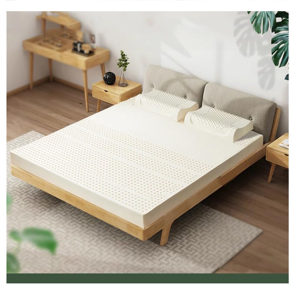ARyako 100% Natural Latex Topper Firm - 4 Inch Collection The Only Virtually Allergy Free Latex - Firm,4in,150x200cm(59x79in)