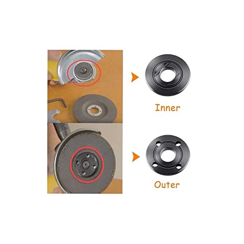 Angle Grinder Wrench Spanner Metal Lock Nut Fits Dewalt Milwaukee Makita 193465-4 Bosch Black & Decker Ryobi 4.5" 5" 5/8-11