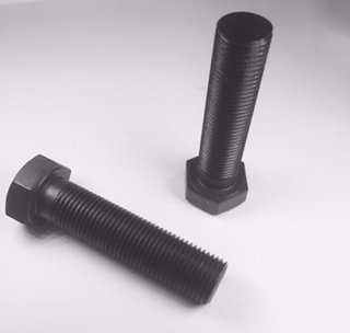 Serval Product 1/4-28 X 1-1/4 Left Hand (Reverse) Thread Hex Bolt Grade 8 Full Thread (2-Pack