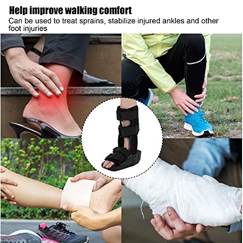 Air Walker Boot Short Fracture Walker Boot, Light Air Ankle Walker Brace Support Protective Walker Boot Cast Ideal for Ankle Foot Fractures, Sprains, Injuries, Protection, Recovery, Rehab (S)