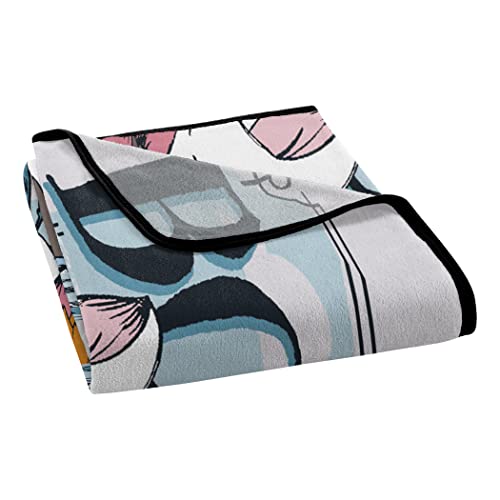Northwest Disney's Aristocats Micro Raschel Throw Blanket, 46" x 60", Bonjour