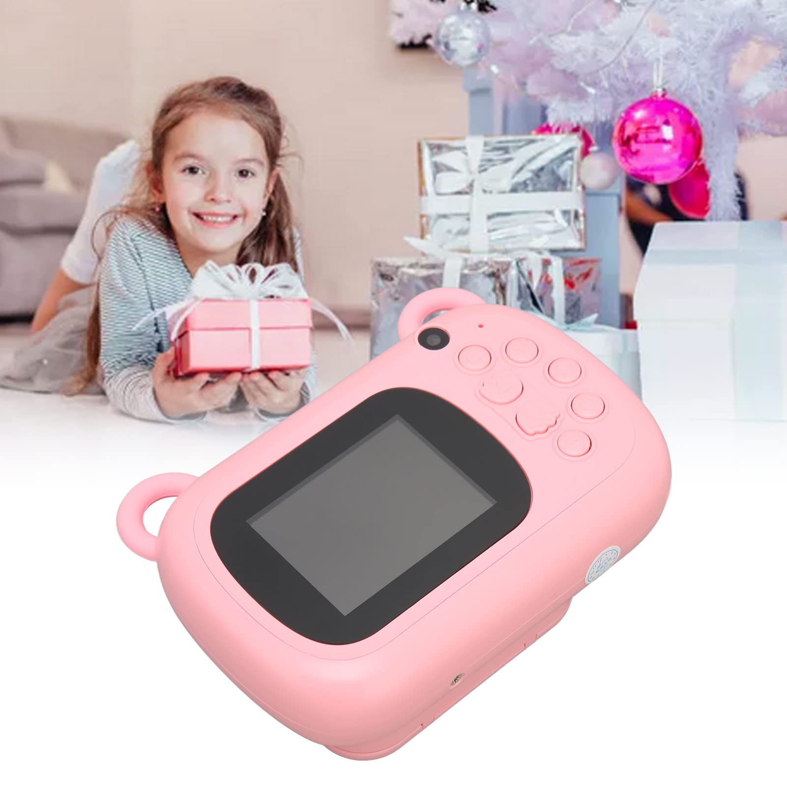 A7B Children's Digital Print Camera - Selfie Camera Toy for 3-10 Year Old Kids