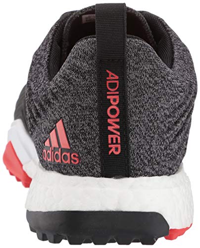 adidas Men's Adipower 4ORGED S Golf Shoe, core Black/red/FTWR White, 9 M US