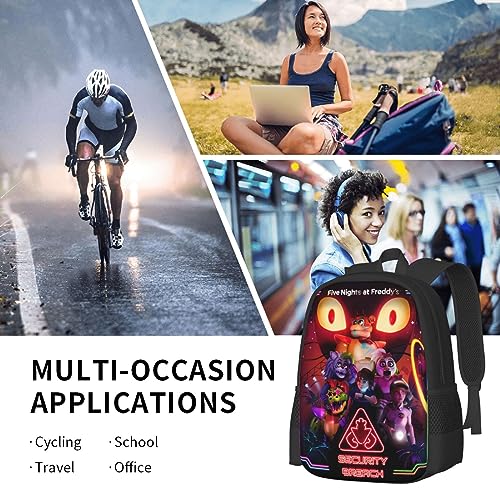 Anime Adventure Cartoon Backpacks Lightweight Travel Bag Basic Large Capacity Laptop Daypack Novelty Rucksack For Men Women