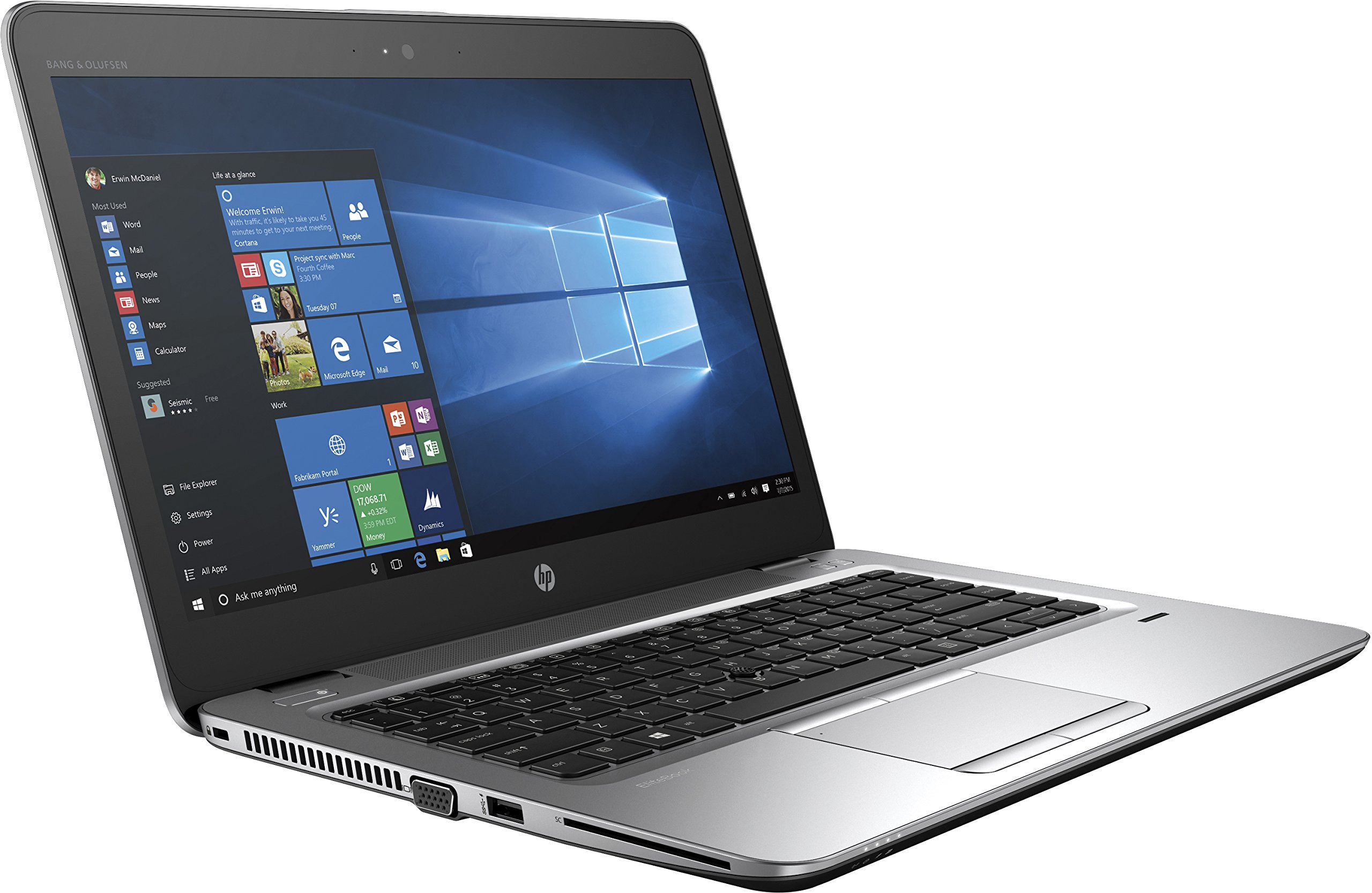 HP EliteBook 840 G3 Business Laptop: 14", Intel Core i5-6300U, 256GB SSD, 16GB DDR4, Fingerprint Reader, Backlit Keyboard, Windows 10 Professional 64 bit
