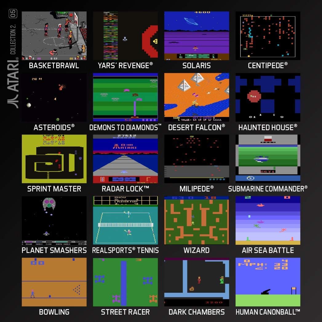 Evercade Atari Cartridge Collection 2 - Electronic Games (Renewed)