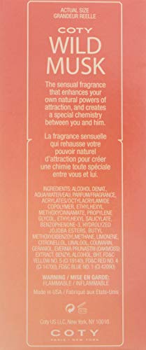 Coty Wild Musk By Coty For Women. Cologne Spray 1.5-Ounces