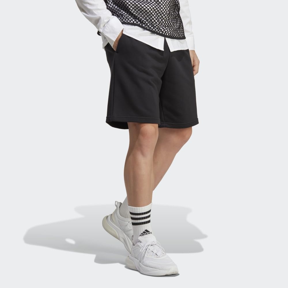 adidas Men's All SZN French Terry Shorts, Black, Large